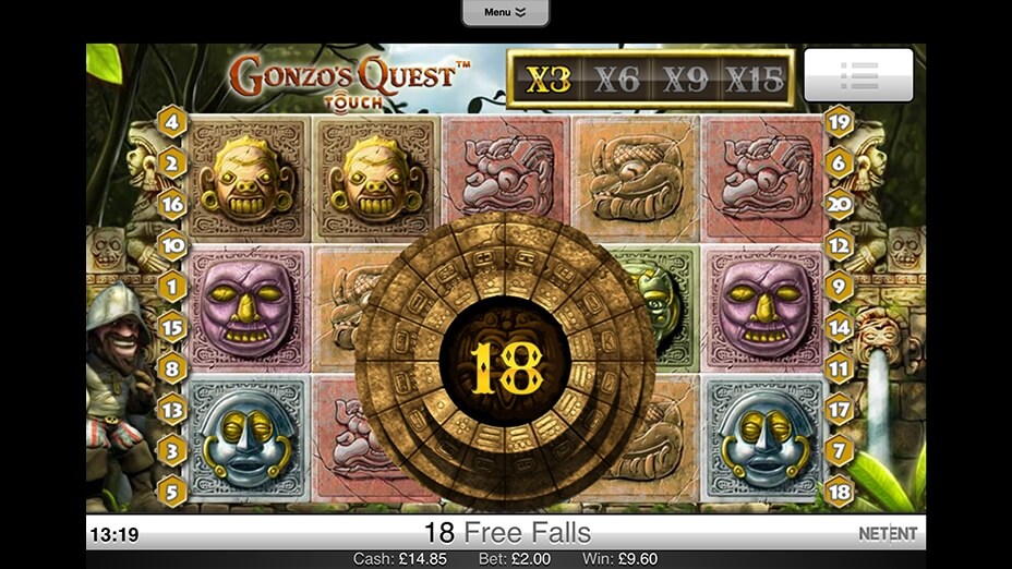 Gonzos Quest Mobile Slot Review Touch How To Play Guide And Bonus Rounds